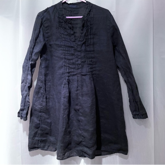 CP Shades | Tops | New Cp Shades Yoko Linen Tunic In Ink | Poshmark